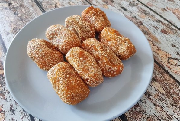 How to Make Sweet Potato Dumplings with Red Bean Paste Filling - Jackie M.