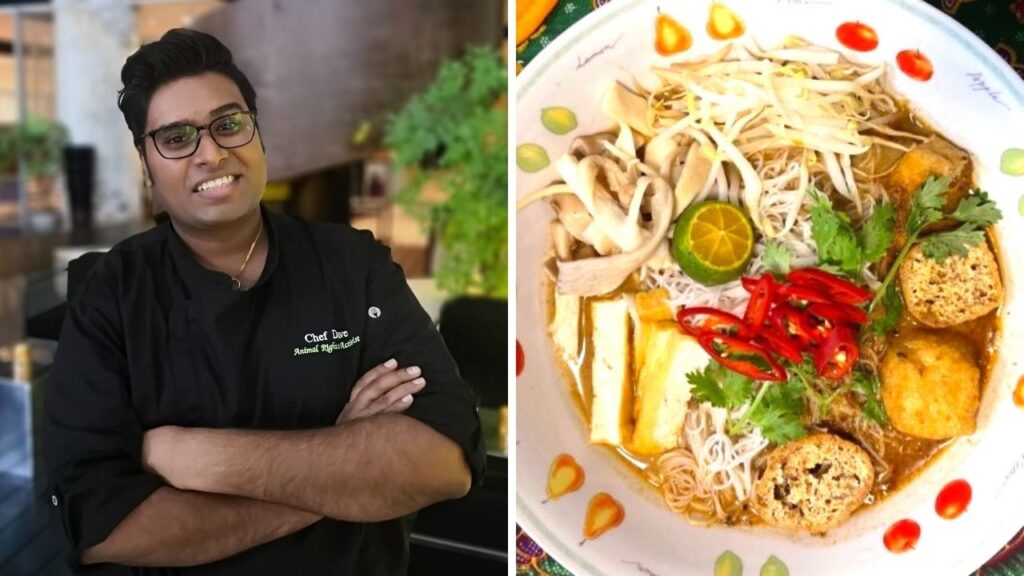 How to Cook Vegan Laksa Sarawak by Vegan Chef Dave - Jackie M.